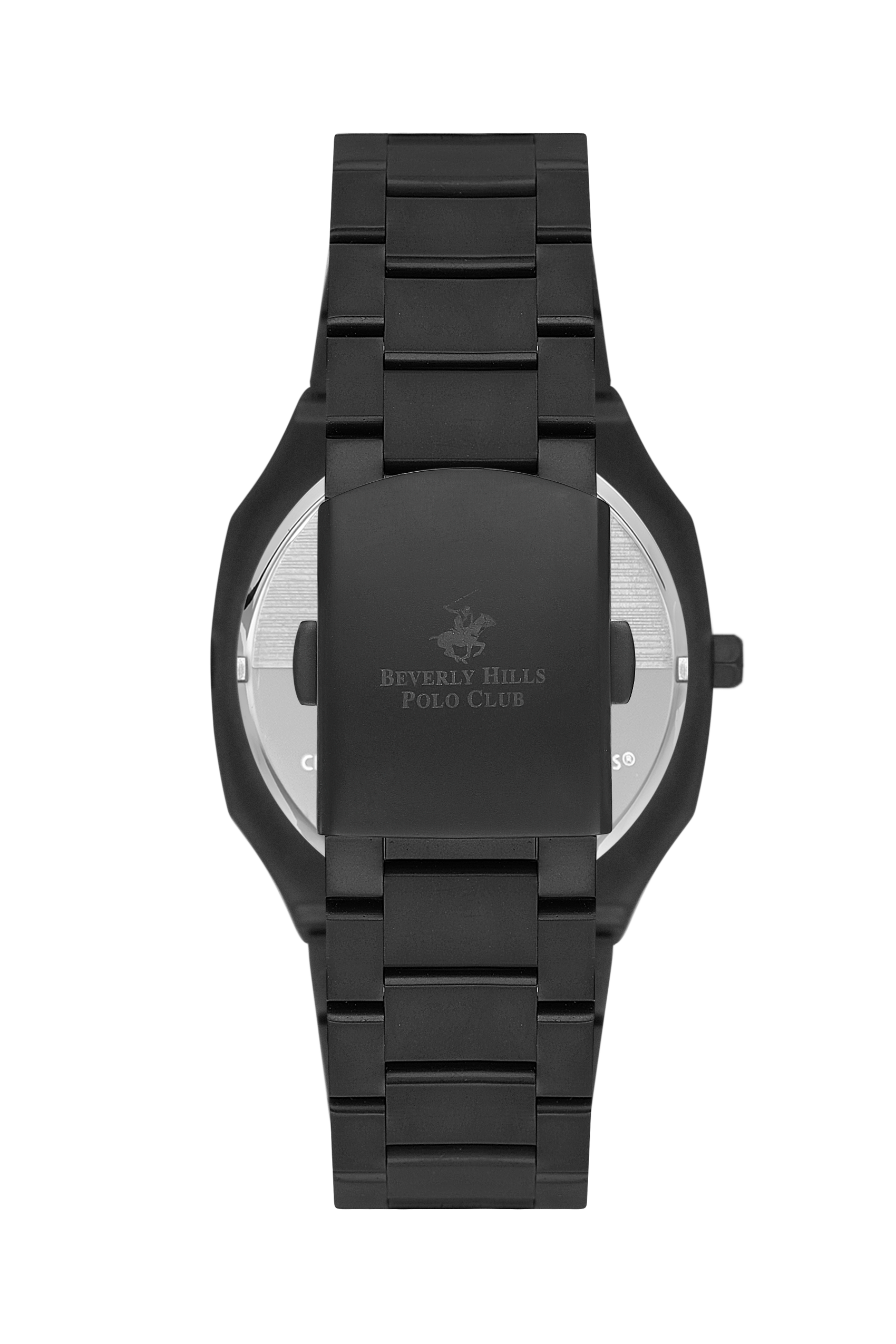 Beverly Hills Polo Club All Black Dial Date Watch – BP3547X.650 ...